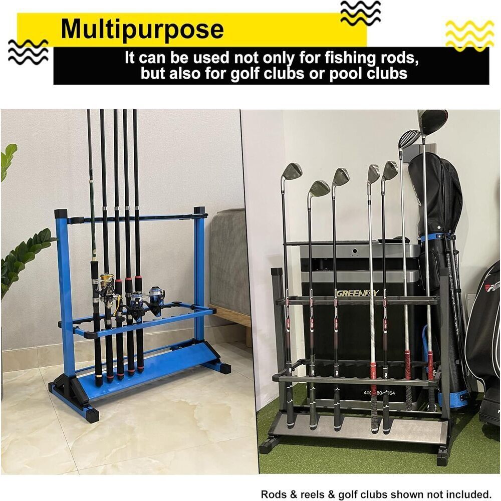 Robust & durable 24-Slot Fishing Rod Rack – FishersTribe.com