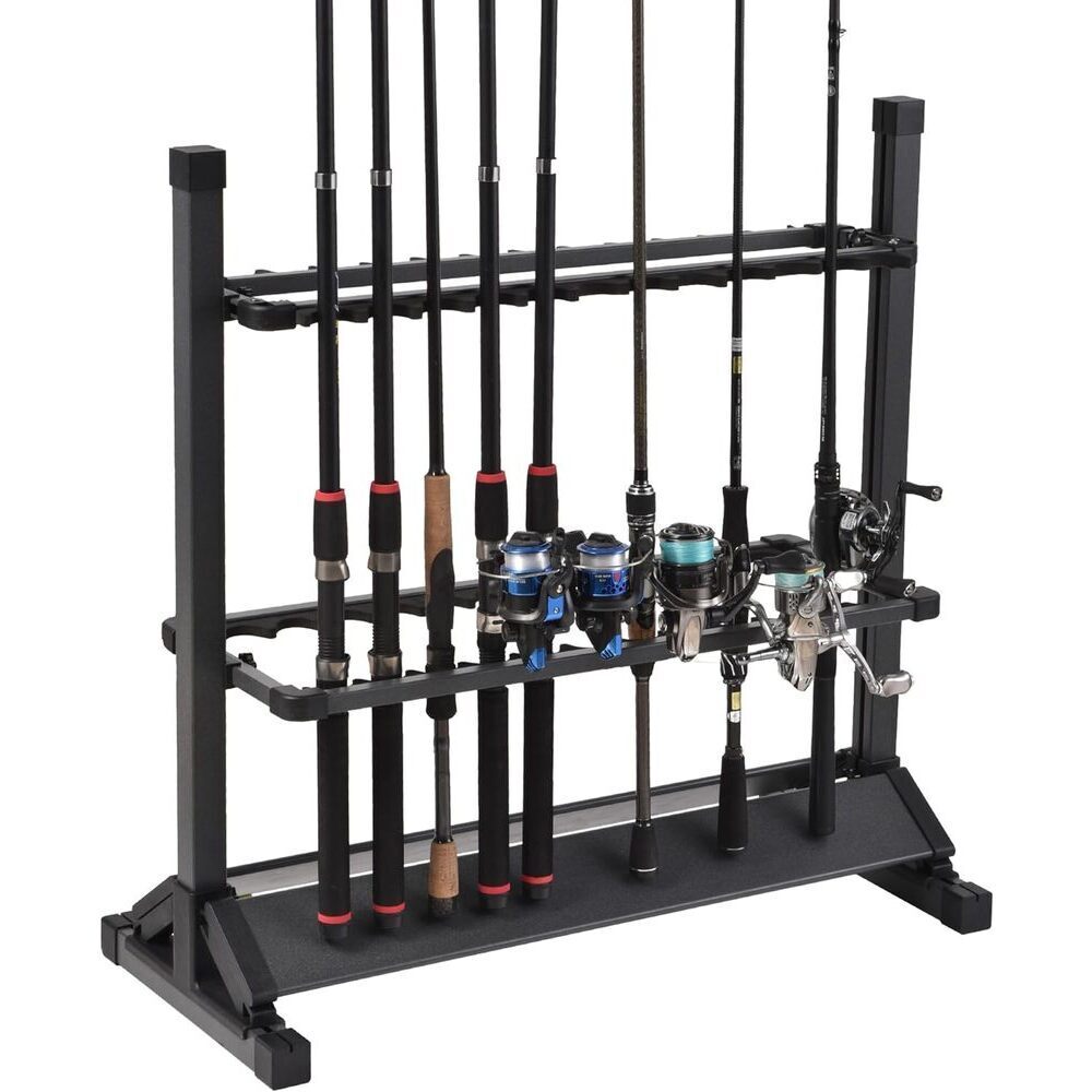 Robust & durable 24-Slot Fishing Rod Rack – FishersTribe.com