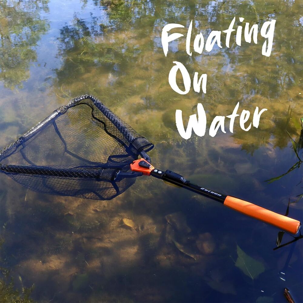 Foldable & Lightweight Fish Landing Net for Easy Catch and Release ...
