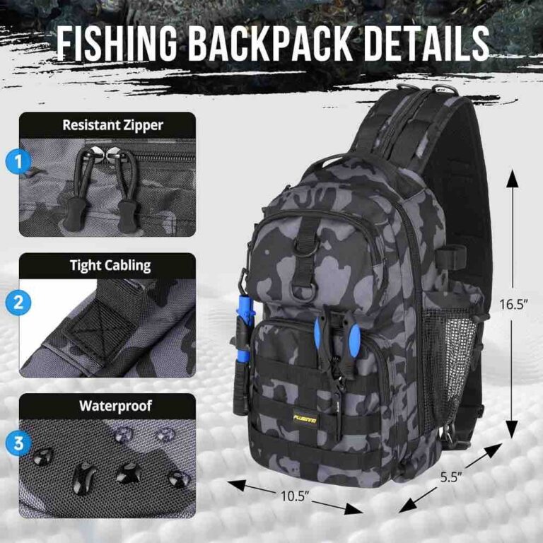 Heavy-Duty Waterproof Fishing Backpack – Includes 3600 Tackle Trays ...